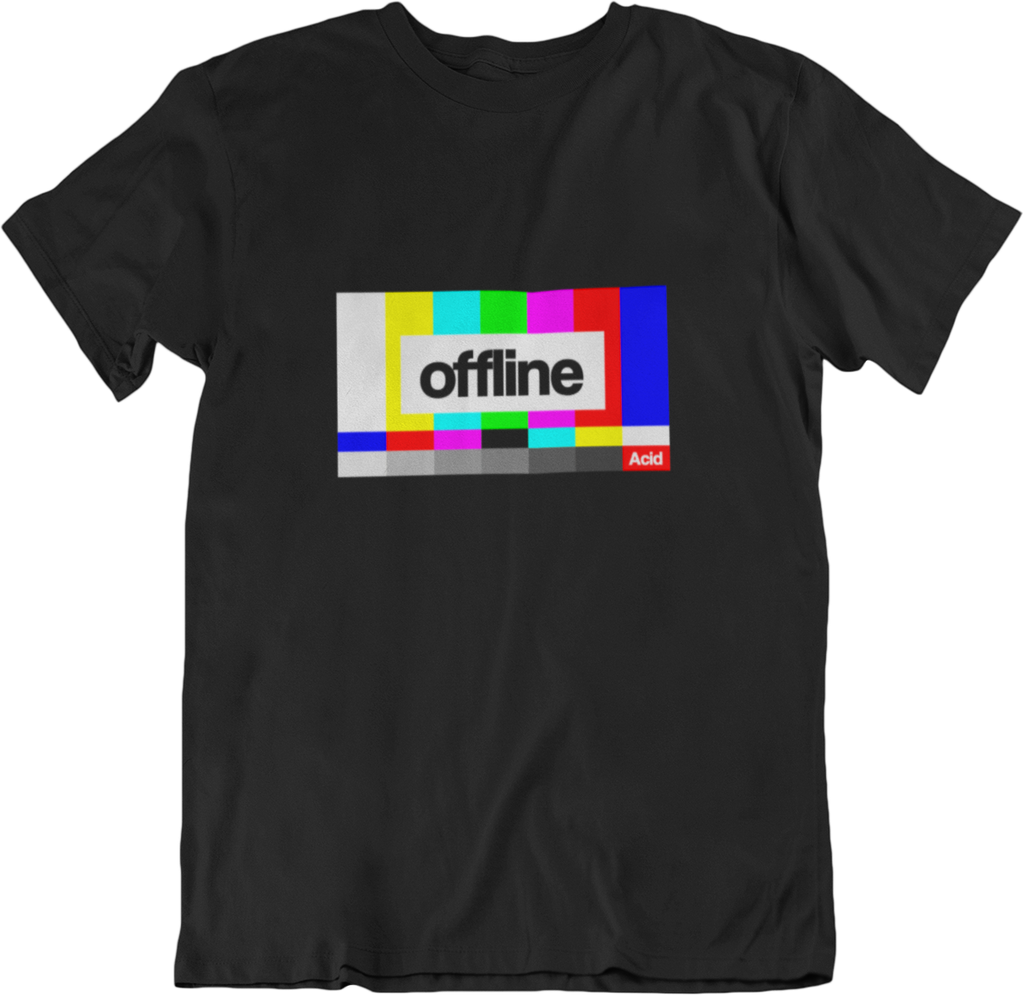 Offline T-Shirt - Unisex Cotton T-Shirt - Acid Clothing– ACID®